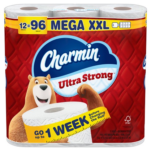Charmin Ultra Strong Toilet Paper - 12 Mega Xxl Rolls : Target