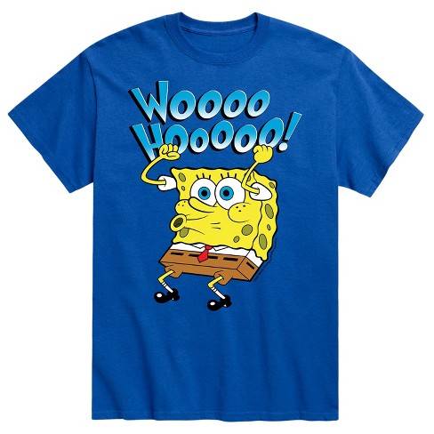 Men's Spongebob Squarepants Woooo Hoooo! Short Sleeve Graphic T-shirt ...