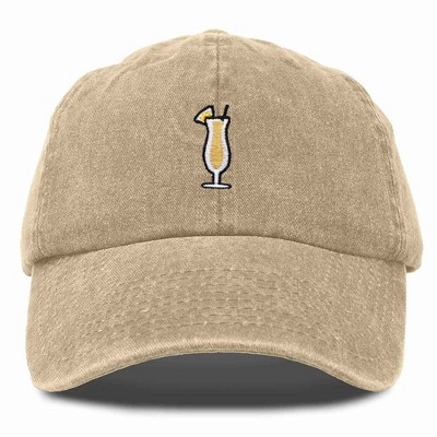 Dalix Pina Colada Embroidered Cap Cotton Baseball Cute Cool Dad Hat ...