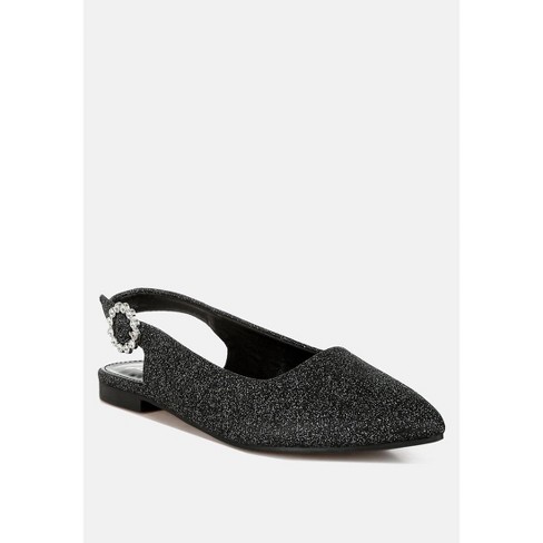 Giora Glitter Slingback Flat Sandals : Target