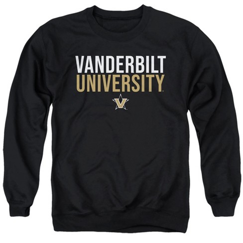 Vanderbilt University Official Stacked Unisex Adult Crewneck Sweatshirt ...