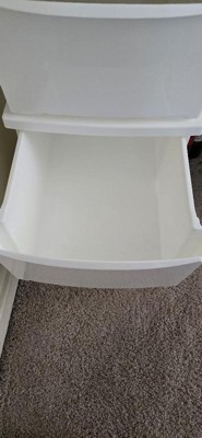 Iris 3 Drawer Plastic Storage Chests White : Target