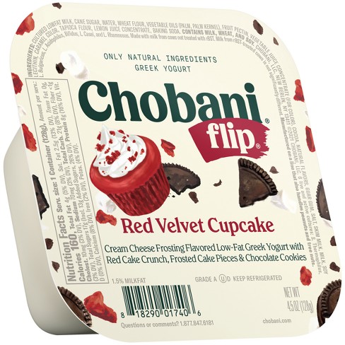 Chobani Flip Red Velvet Greek Yogurt - 4.5oz : Target