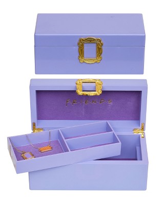 Friends Tv Series Purple Lacquer With Gold Frame Accent Wooden Jewelry ...