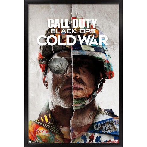 Trends International Call Of Duty: Black Ops Cold War - Key Art Framed ...