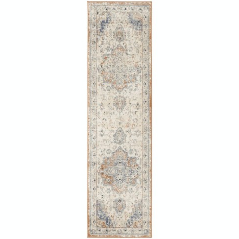 Nourison Essentials Persian Vintage Indoor Outdoor Area Rug Beige Blue ...