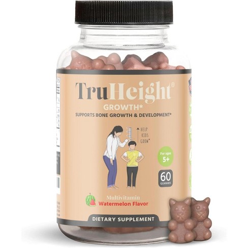 Truheight Growth Gummies (watermelon) Natural Growth & Development ...