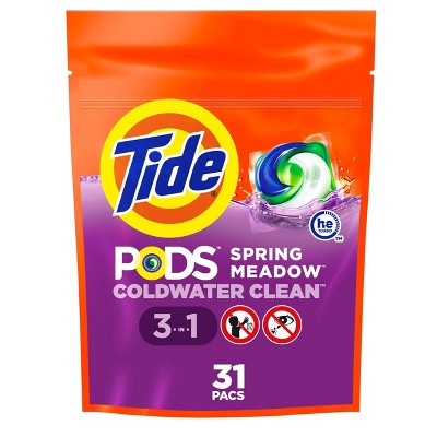 Tide Pods Laundry Detergent Pacs - Spring Meadow - 16oz/20ct : Target