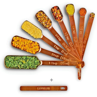 Talisman Designs Laser Etched Honey Bee Beechwood Measuring Spoons ...