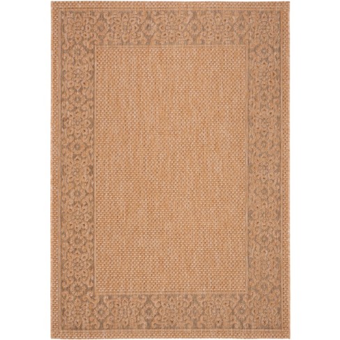 Courtyard Cy6011 Power Loomed Indoor/outdoor Accent Rug - Natural/gold ...