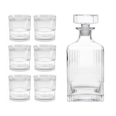 25.4oz And Dofs 9.85oz Noho Clear Decanter Set Clear - Fortessa ...