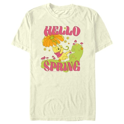 Men's Winnie The Pooh Hello Spring T-shirt : Target