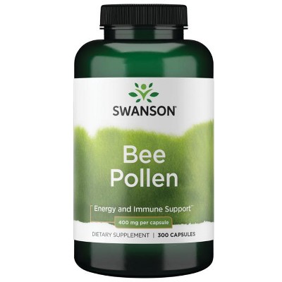 Swanson Herbal Supplements Bee Pollen 400 Mg Capsule 300ct : Target