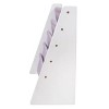 Wildkin Premium Sling Kids' Book Shelf White/lilac: 4-shelf Mdf Novelty ...