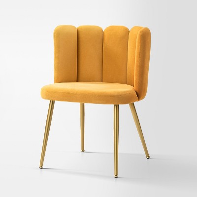 Barbara Velvet Vanity Stool For Makeup Room, Moden Accent Side Chairs ...