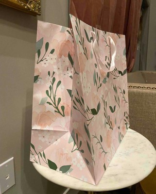 Pink Floral X-large Wedding Gift Bag - Spritz™ : Target
