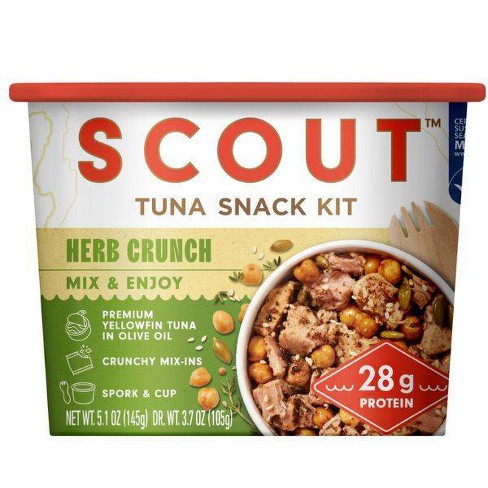 Scout Herb Crunch Tuna Snack Kit - 5.1oz : Target