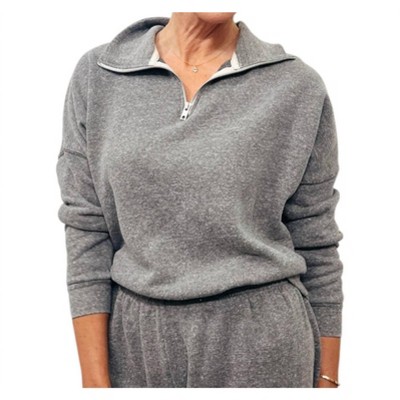 Women's Drake Luxe Fluff Fleece Half Zip - Perfectwhitetee M : Target