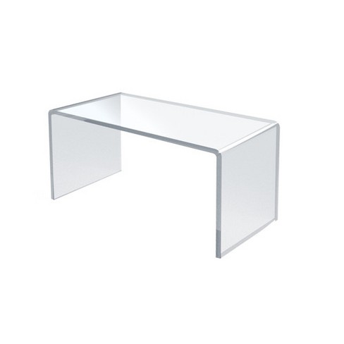 Azar Displays Clear Acrylic Riser Pedestal Display 8"w X 4"d X 4.5"h, 4 ...