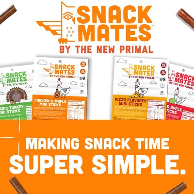 The New Primal Snack Mates Turkey Mini Meat Sticks - 2.5oz/5ct : Target