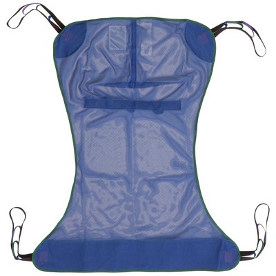 Mckesson Full Body Commode Sling Mesh 600 Lbs. Weight Capacity Blue ...