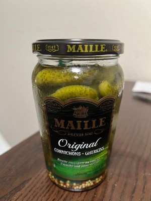 Maille Pickles Cornichons Original Small Gherkins - 13.5oz : Target