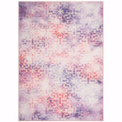 Laural Home Purple X-ray Tulips 20"w X 30"l Memory Foam Rug : Target