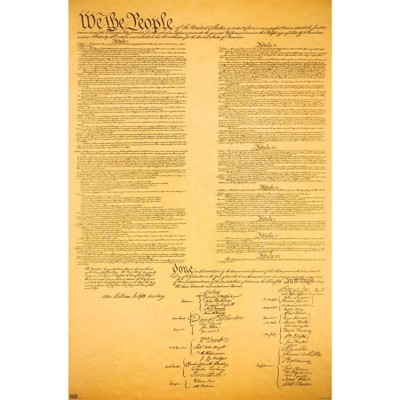 Trends International The Constitution Framed Wall Poster Prints : Target