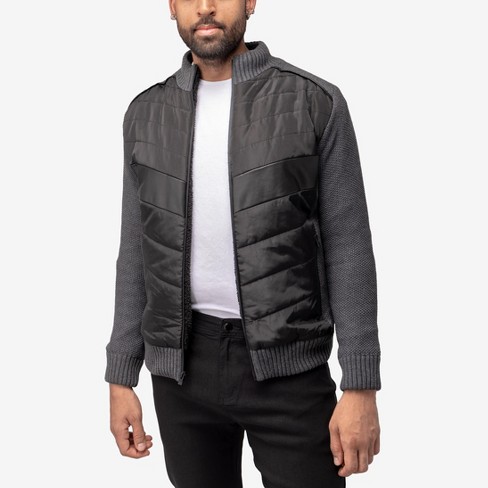 X Ray Men's Full Zip Cardigan Sweater, Casual Slim Fit Long Sleeve ...