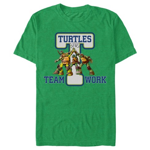 Men's Teenage Mutant Ninja Turtles Teamwork Brothers T-shirt - Kelly ...