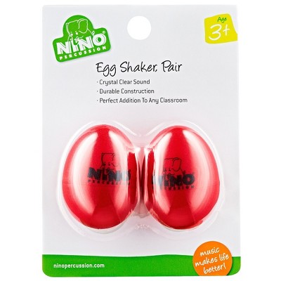 Nino Plastic Egg Shaker Pairs Red : Target