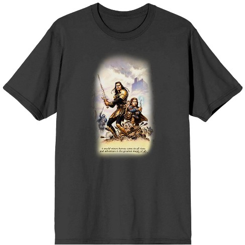 Willow Madmartigan & Willow Illustrated Page Men's Charcoal Crew Neck ...