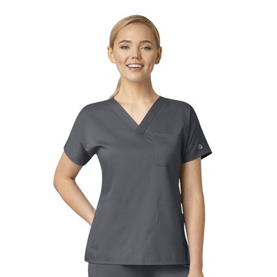 Wink Pro Women's 4 Pocket V-neck Scrub Top, 2x Womens Plus : Target