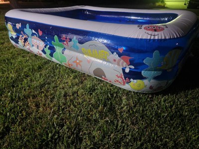 Poolmaster 53" X 16" Inflatable Kiddie Swimming Pool For Big Fun Summer ...