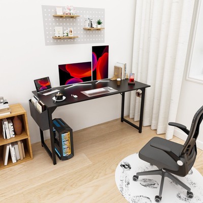 55" Game Computer Desk With Storage, Home Office Modern Simple Style Pc ...