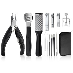 Unique Bargains Toenail Care Kit Black 1 Set : Target