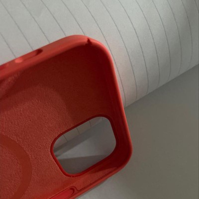 Apple Iphone 12 /iphone 12 Pro Silicone Case With Magsafe - Black : Target