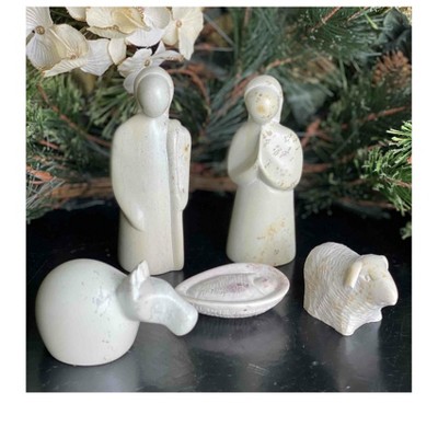 Kurt Adler 1.97-6.7 Inch Porcelain Delft Blue Nativity Set, 11-piece ...