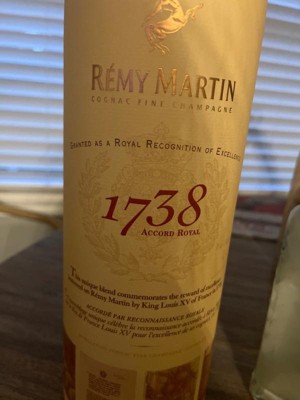 Remy Martin 1738 Accord Royal Cognac - 750ml Bottle : Target