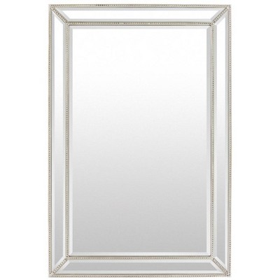 Mark & Day Lienden 32" x 47" Modern Silver Decorative Wall Mirrors : Target
