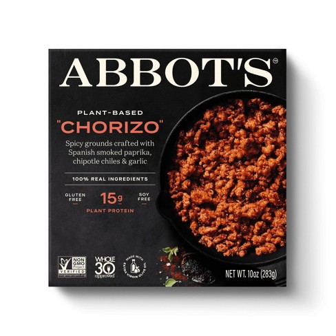 Abbot's Plant Based Vegan Chorizo - 10oz : Target