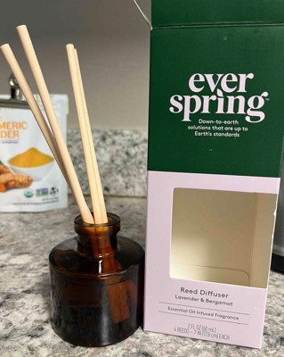 Liquid Reed Diffuser - Lavender & Bergamot - 2 Fl Oz - Everspring™ : Target