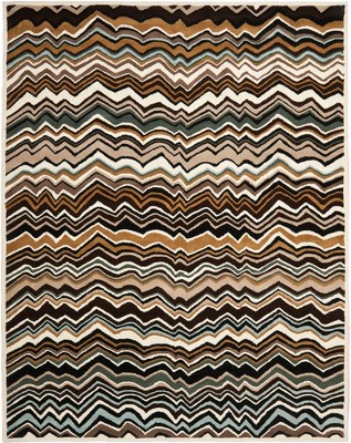 Anatolia An516 Hand Tufted Rectangle Traditional Area Rug - Brown/ivory ...