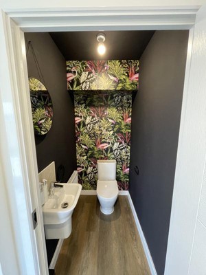 Midnight Tropic Green Tropical Paste The Wall Wallpaper : Target