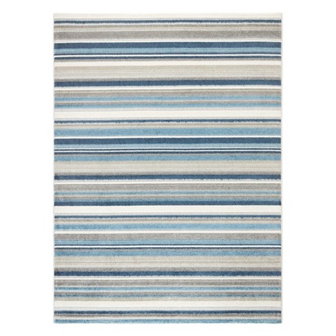 Town & Country Everyday Rio Multicolor Stripe Indoor Outdoor Area Rug ...