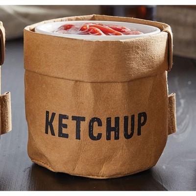The Lakeside Collection Washable Paper Condiment Holder With Ceramic ...