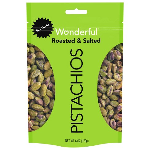 Wonderful Roasted & Salted Shelled Pistachios - 6oz : Target