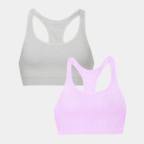 A Fresh Collection Juniors So Sporty Seamless Racerback Crop 2 Pack ...