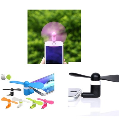 Link Portable Mini Phone/tablet Fan Attachment Great For Travel ...