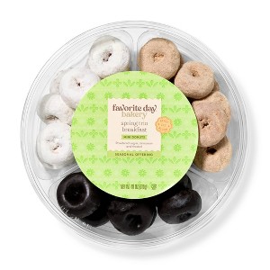 Spring Trio Breakfast Mini Donuts Entertaining Pack - 18oz - Favorite ...